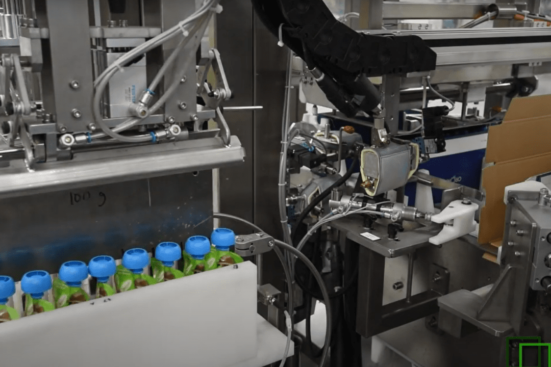 Wraparound Casepacker Packing Pouches of Yoghurt - HMPS